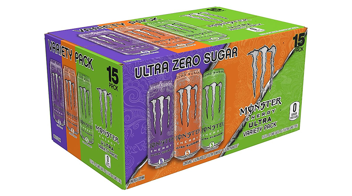 Monster Energy Ultra Variety Pack - Sugar Free & Flavorful