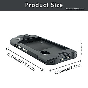 TC21 TC26 Back Cover Replacement for Zebra TC210K TC26AK TC26BK TC26CK TC26DK Handheld Barcode Scanner Mobile Computer, Rugged Case