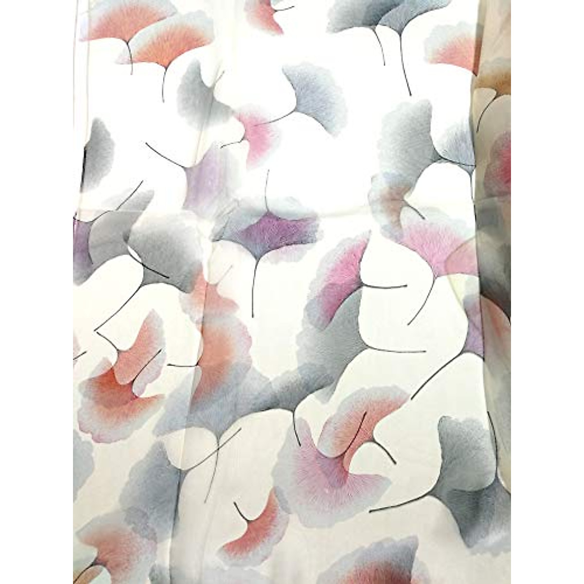 Shanlin Super Large Silk Feel Foliage Ginkgo Leaf Scarves for Women (GinkgoLeaves)