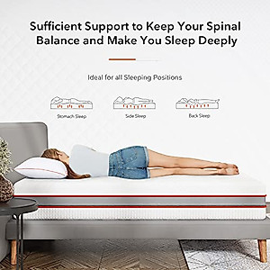 Sweetnight King Mattress, 12 Inch Gel Memory Foam Mattress in a Box for Cooling Sleep, Flippable Mattress with Two Firmness Preference, Pressure Relieving, CertiPUR-US Certified, Gray and White