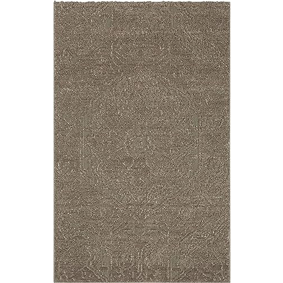 Mohawk Home Francesca Ornamental Medallion Gray 10' x 14' Shag Area Rug Perfect for Living Room, Dining Room, Office