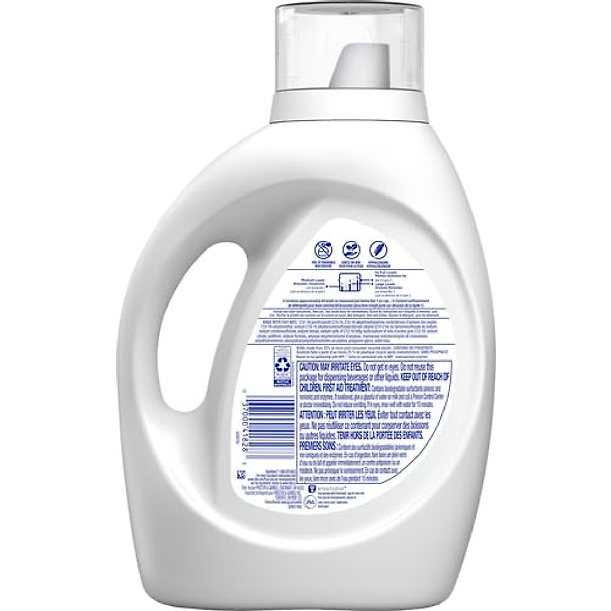 Tide Free & Gentle Liquid Laundry Detergent, 64 loads