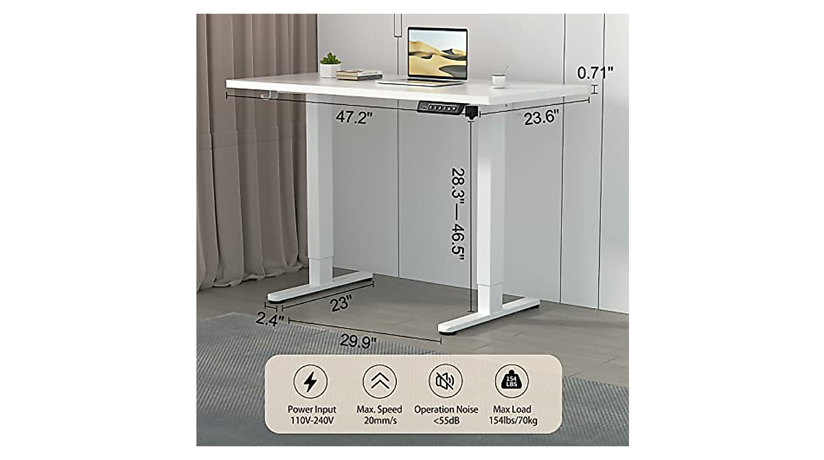 JYLH JOYSEEKER Electric Standing Desk - Ergonomic & Adjustable