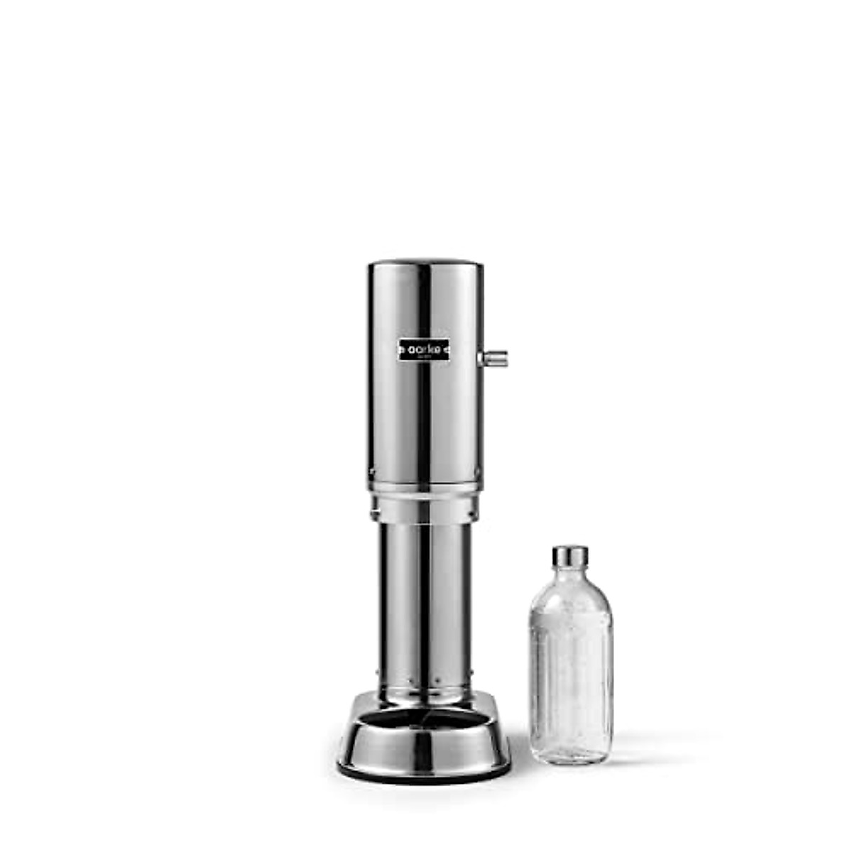 aarke Carbonator Pro Premium Carbonator/Sparkling & Seltzer Water Maker with Glass Bottle - Stainless Steel