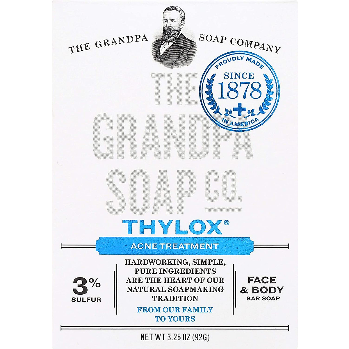 Grandpa's SOAP,THYLOX Acne TRTMNT, 3.25 OZ, 6 Pack