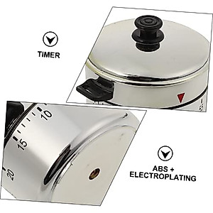 60 Timer Egg Timer for Mechanical Timer Hand Tools Boiled Egg Timer Classroom Teaching Timer Kitchen Timer Cartoon 60 Minute Timer Alarm for Baking Timer with Loud Alarm Work