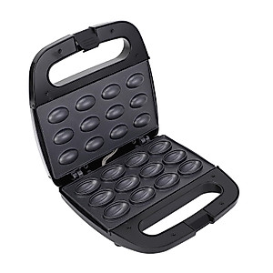 12 Walnut Cookie Maker, Electric Oreshki Maker Non Stick Double Sided Heating, Walnut Pastry Set Cookies Baking Tool