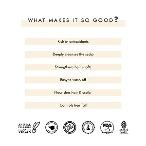 mCaffeine Naked and Raw Coffee Shampoo - Hair Loss Shampoo - Controls Hair Fall and Nourishes with Protein - Sulphate and Silicone Free - 8.45 oz