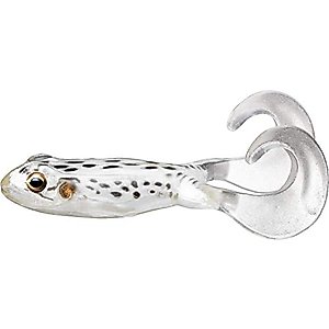 Live Target FSF90T516 ICT Freestyle Frog, 3 1/2", Albino/White, Multi, One Size