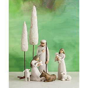 Willow Tree 6-Piece Nativity Set, Behold The Awe and Wonder of The Christmas Story, Build a Family Holiday Tradition with Classic Nativity Collection, Sculpted Hand-Painted Figures