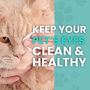 ROXXAM Pet Eye Wipes | Soft & Gentle Tear Stain Remover for Dogs Wipes | Convenient & Easy to Use Dog Mouthwash: Advanced Dental Care Water Additive for Dogs | Keep Dog Breath Fresh and Teet