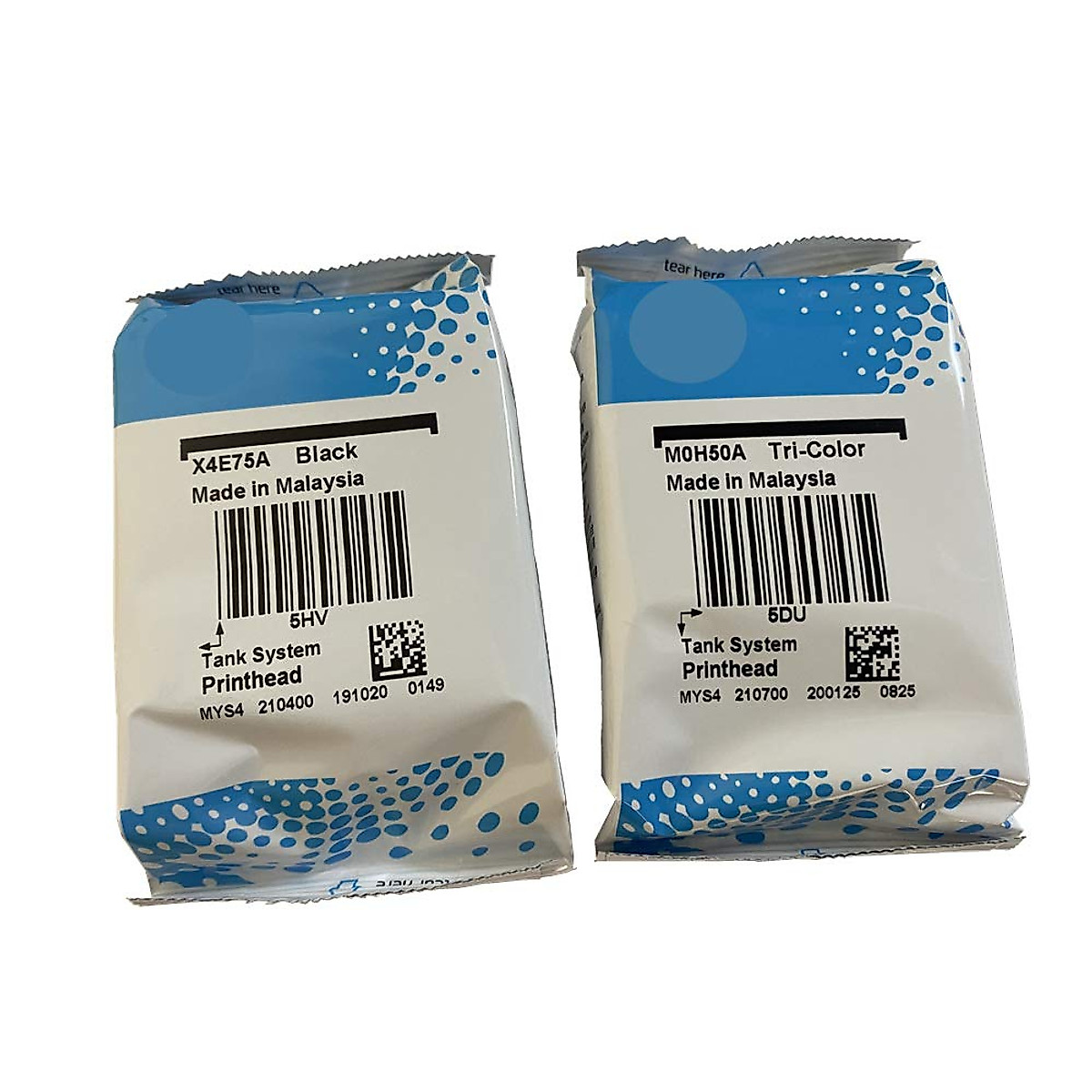 SUNUNITEC A Set (Black & Tri-Color) GT53 Print Head X4E75A M0H50AA for Printers 515 514 517 532 617 for Tank 508 510 511 518 519 531 538 610 618 Printer Head