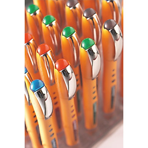 Stabilo Bionic Worker Rollerball Pen Soft Grip Medium 0.8mm Tip 0.6mm Line Black Ref 2018-46 [Pack of 10]