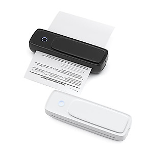 HXBER A4 Printer, A4 Portable Paper Printer Thermal Printing Wireless BT Connect Compatible with iOS and Android Mobile Photo PrinterSupport Various Paper Sizes