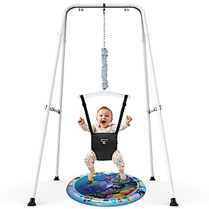 Baby Jumper with Stand,Baby Bouncer,Easy Set-Up,Baby Exerciser for Active Babies,Suitable for Indoor and Outdoor