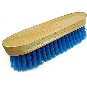 Intrepid International Bedford Horse Brush, Blue , 9" x 2.5"