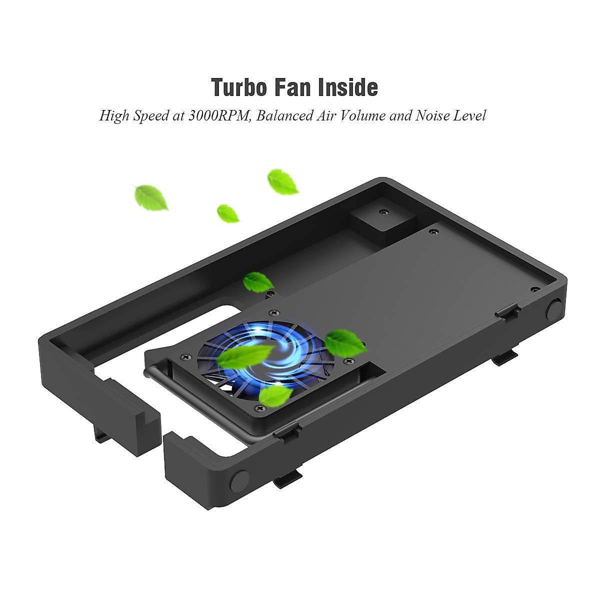 ElecGear Cooling Fan for Switch Dock HAC-007, External Turbo Cooler for Nintendo Switch Original Docking Station, Snap-on Design, USB Powered, Integrated Cable - |Not for OLED and Lite|