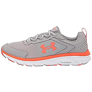 Under Armour Women's Charged Assert 9 Marble, Gray Wolf (101)/White, 9 M US
