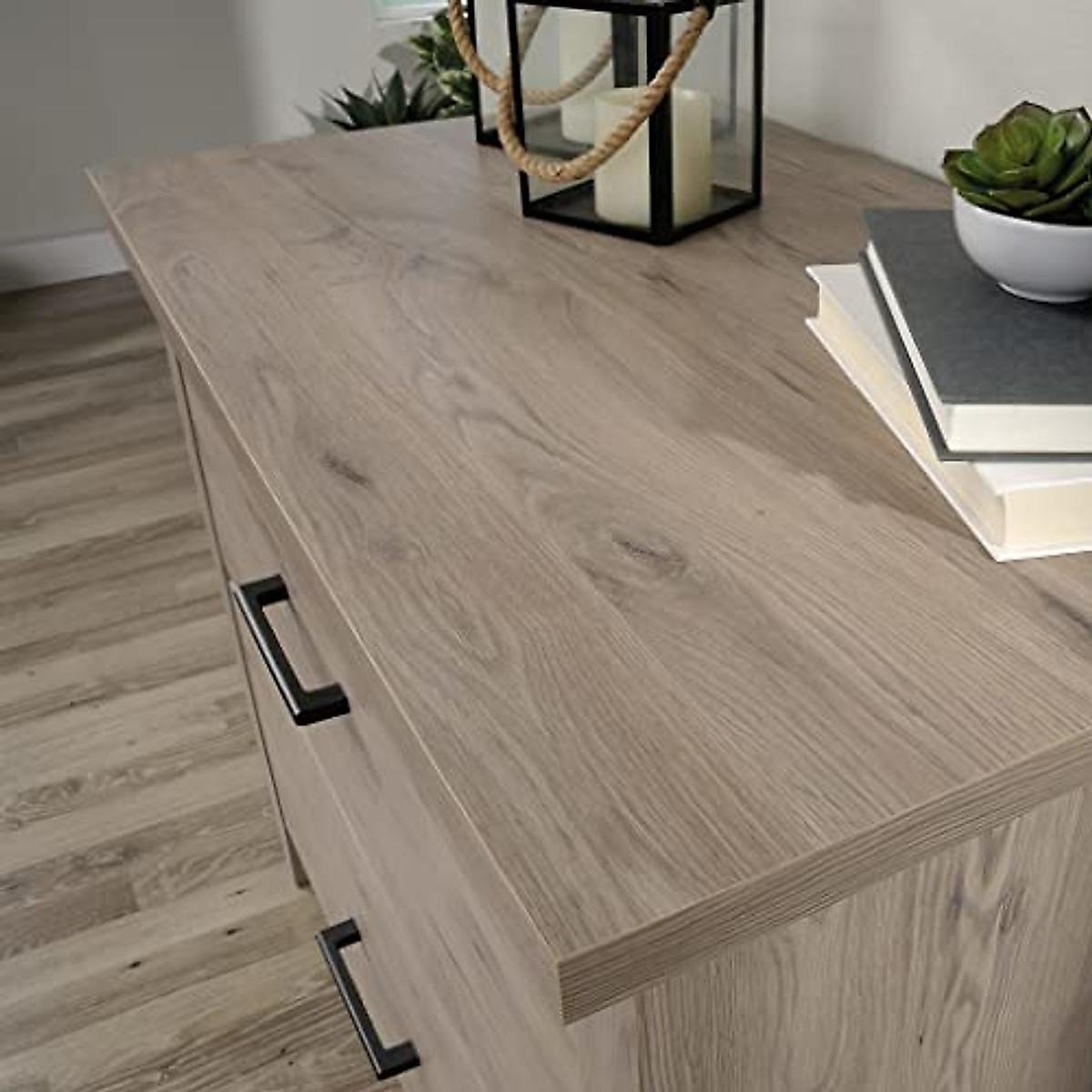 Sauder Summit Station 2-Drawer Lateral File Cabinet, L: 33.86" x W: 20.87" x H: 29.02", Laurel Oak