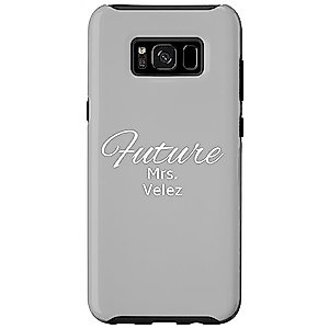 Galaxy S8+ Mrs. VELEZ personalized engagment announcment Case