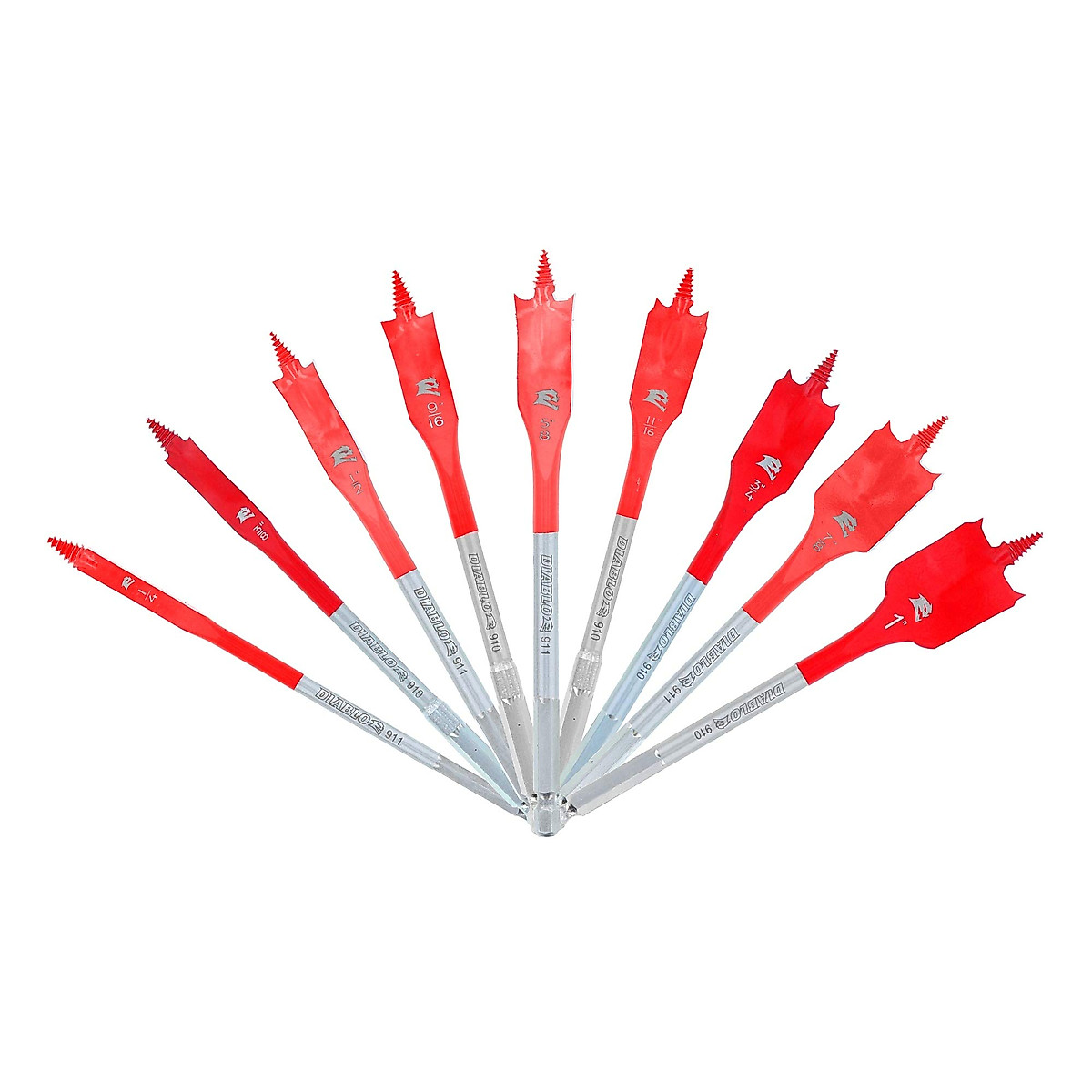 Diablo by Freud DSP2930-S9 9 pc SPEEDemon™ Spade Bit Set (9-Piece)