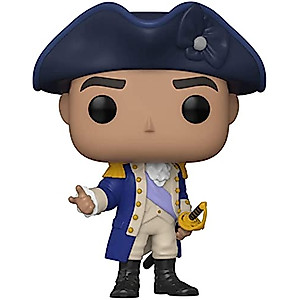 POP Broadway: Hamilton - George Washington Funko Pop! Vinyl Figure (Bundled with Compatible Pop Box Protector Case), Multicolor, 3.75 inches