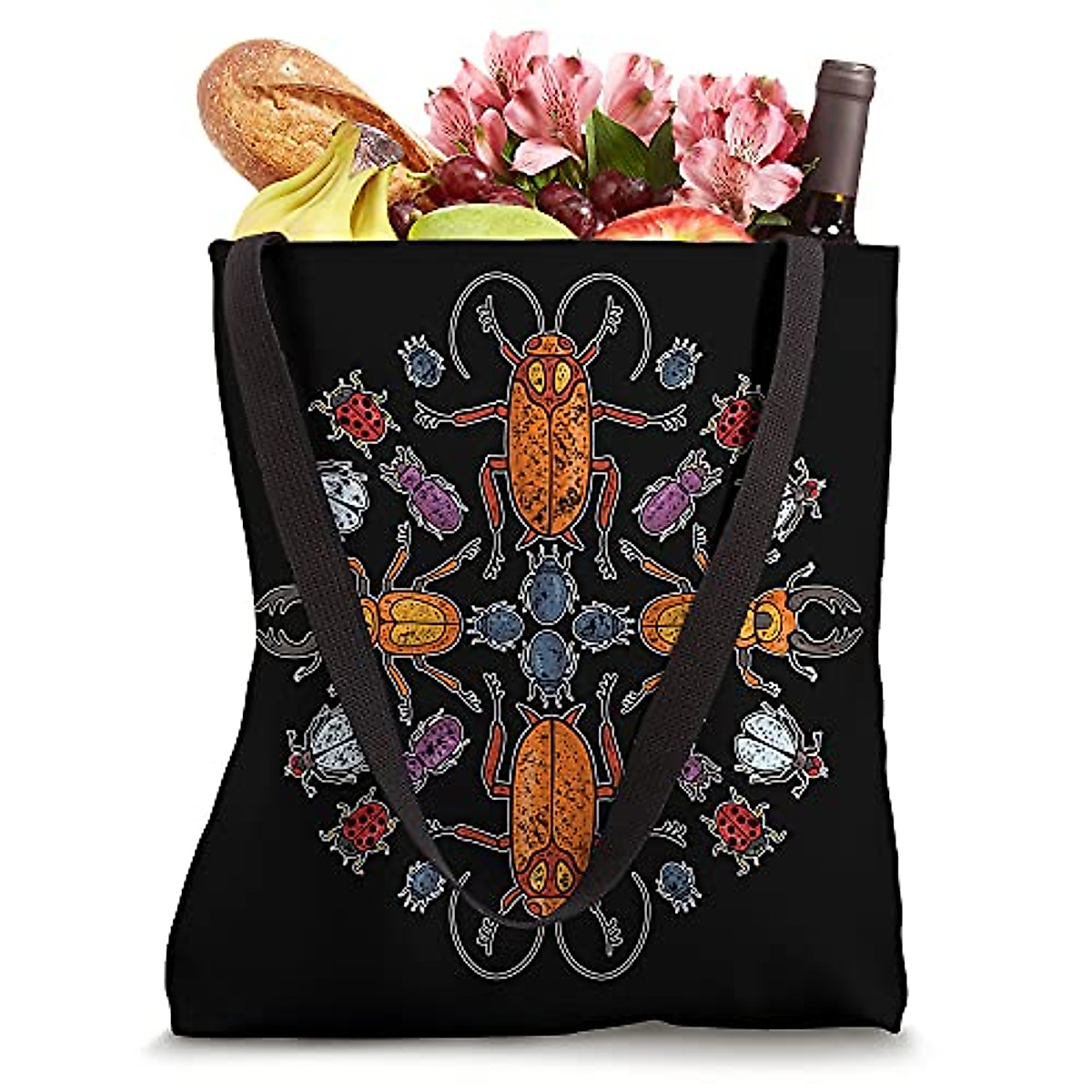 Beetle Bugs Lover Entomology Insect Collector Bug Tote Bag