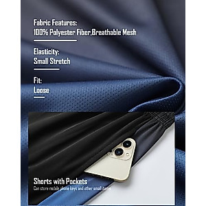 6 Pack Gym Shirts for Men Workout Set Athletic Clothes Outfits Gym Active Athletic Basketball Running Shirts Shorts