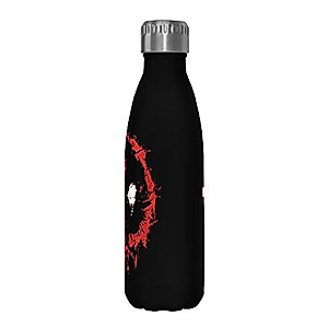 Marvel Deadpool SplatterIcon 17 oz Stainless Steel Water Bottle, 17 Ounce, Multicolored