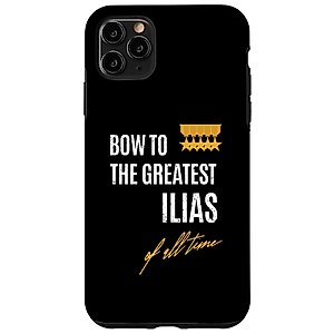 iPhone 11 Pro Max Bow To The Greatest Ilias Of All Time First Given Name Case