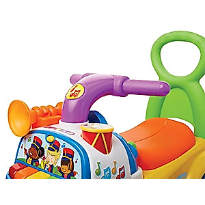 Fisher-Price Little People Music Parade Ride-On, Plays 5 Marching Tunes & Other Sounds! Perfect for Toddler Boys & Girls Ages 1, 2, & 3 Years Old - Helps Foster Motor Skills [Amazon Exclusive]