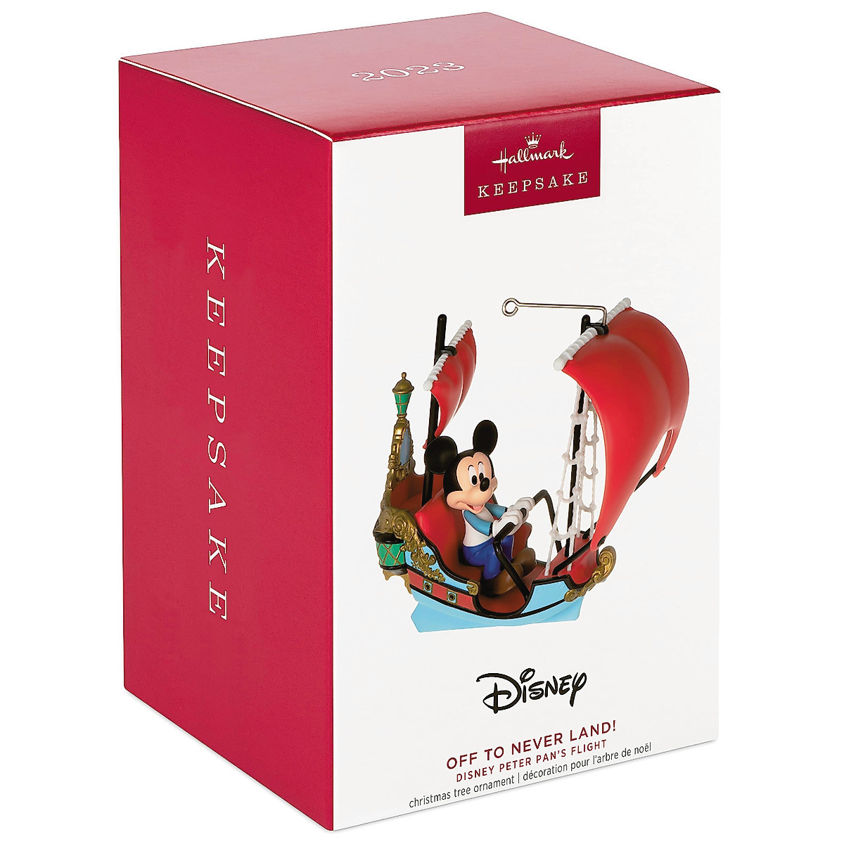 Hallmark Keepsake Christmas Ornament 2023, Disney Peter Pan's Flight Off to Never Land!, Gifts for Disney Fans