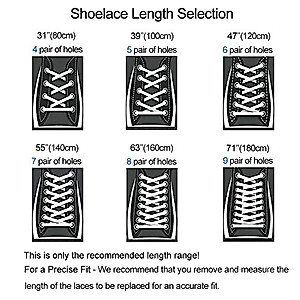 GLymg 4Pair Oval Shoes laces 24 Colors Half Round 1/4" Athletic ShoeLaces for Sport/Running Shoes Shoe String (White/black, 47 in)