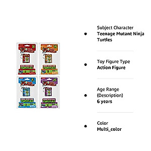 Worlds Smallest Teenage Mutant Ninja Turtles (Bundle of 4)