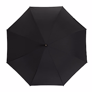 The London Umbrella - Crafted From A Single Piece Of English Chestnut - Black
