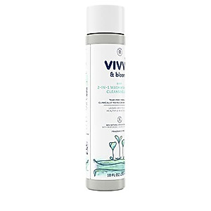 Vivvi & Bloom Gentle 2-in-1 Baby Wash & Shampoo Cleansing Gel, Leaves Sensitive Skin Feeling Healthy & Moisturized, Fragrance-Free, Formulated Without sulfates, paraben, & Dyes, 10 fl. Oz