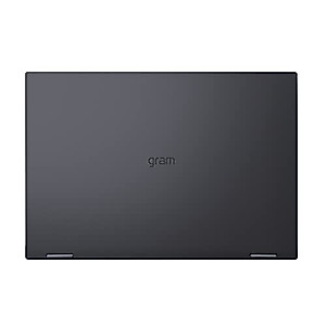 LG Gram (2022) 14T90Q 2-in-1 Tablet Laptop, 14" (1920 x 1200) IPS Display, Intel Evo 12th Gen i7 1260P Processor, 8GB LPDDR5, 512GB NVMe SSD, HD Webcam, WiFi 6E, Thunderbolt 4, Windows 11, Black