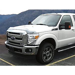 Stampede | Vigilante Hood Protector - High Profile / Chrome| 2011-2016 Ford F-250 / F-350 / F-450 / F-550 Super Duty | 2150-8