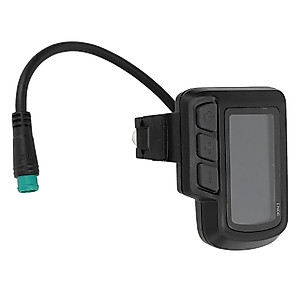 Electric LCD Display, Electric Bike EN06 LCD Display Meter with USB Power Speed Display for Electric Bike Mountain Bike Scooter Waterproof Connector Bike Lcd Display