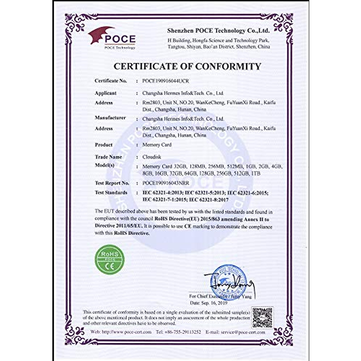 Cloudisk Compact Flash 8GB CF Card Memory Cards High Speed CompactFlash 8G Reader Camera Card for DSLR