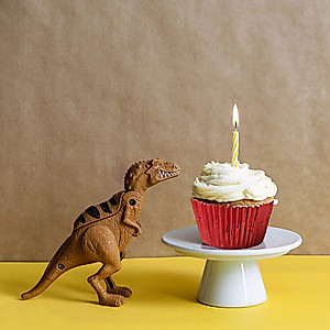 Cupcake Liners Red,GOLF Standard Size Red Foil Cupcake Liners Wrappers Metallic Baking Cups,Muffin Paper Cases, 100 Pack