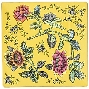 Wedgwood Yellow Tonquin Wonderlust Tray, 5.7"