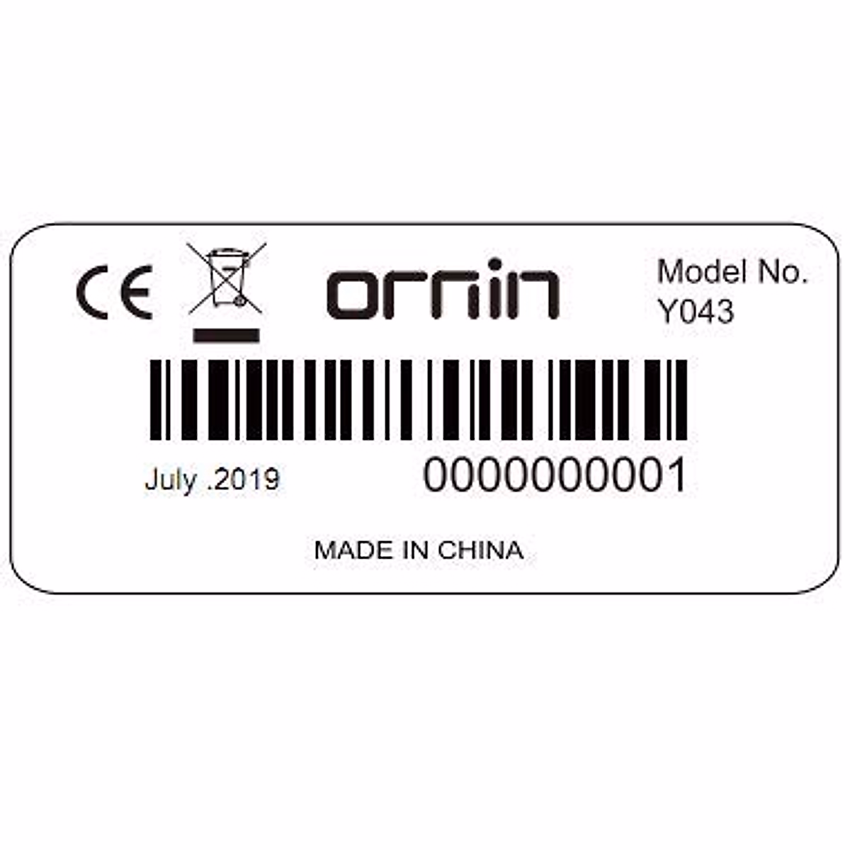 Ornin Y043 Corded Telephone with Speaker, Display, Desk Phone Only (Black)