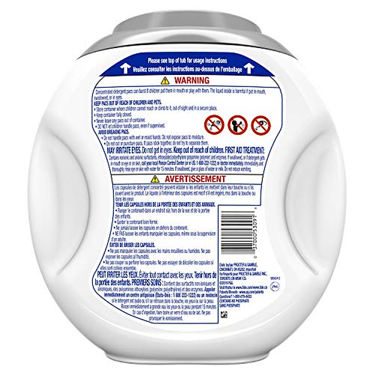 Tide Pods + Downy Free, Laundry Detergent Soap Pods, 61 Count