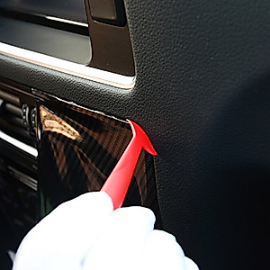 EHDIS Vinyl Wrap Stick 3 Pieces Micro Wrap Squeegee Stick Vinyl Applicator Tool Set for Vinyl Wrap Installation,Graphic Application,Seam Tucking & Finishing,Film into The Smallest Gaps, Car Wrapping