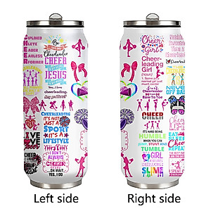 YOPIGOT Cheerleader Tumbler Gifts,Cheerleader Gifts For Girls Women,Cheerleading Gifts,Cheer Gift Ideas,Cheer Gifts,Cheer Girl Gifts,Gifts For Cheerleader Stainless Steel Tumbler 17oz