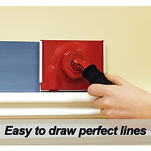 DIQQHI Paint Edger Trimmer with 2 Replacement Pads | Edge Painting Tool for Walls, Ceilings, & Corners | Paint Edger for Wall & Ceiling Trim | Corner Painting Tool with Refill Pads