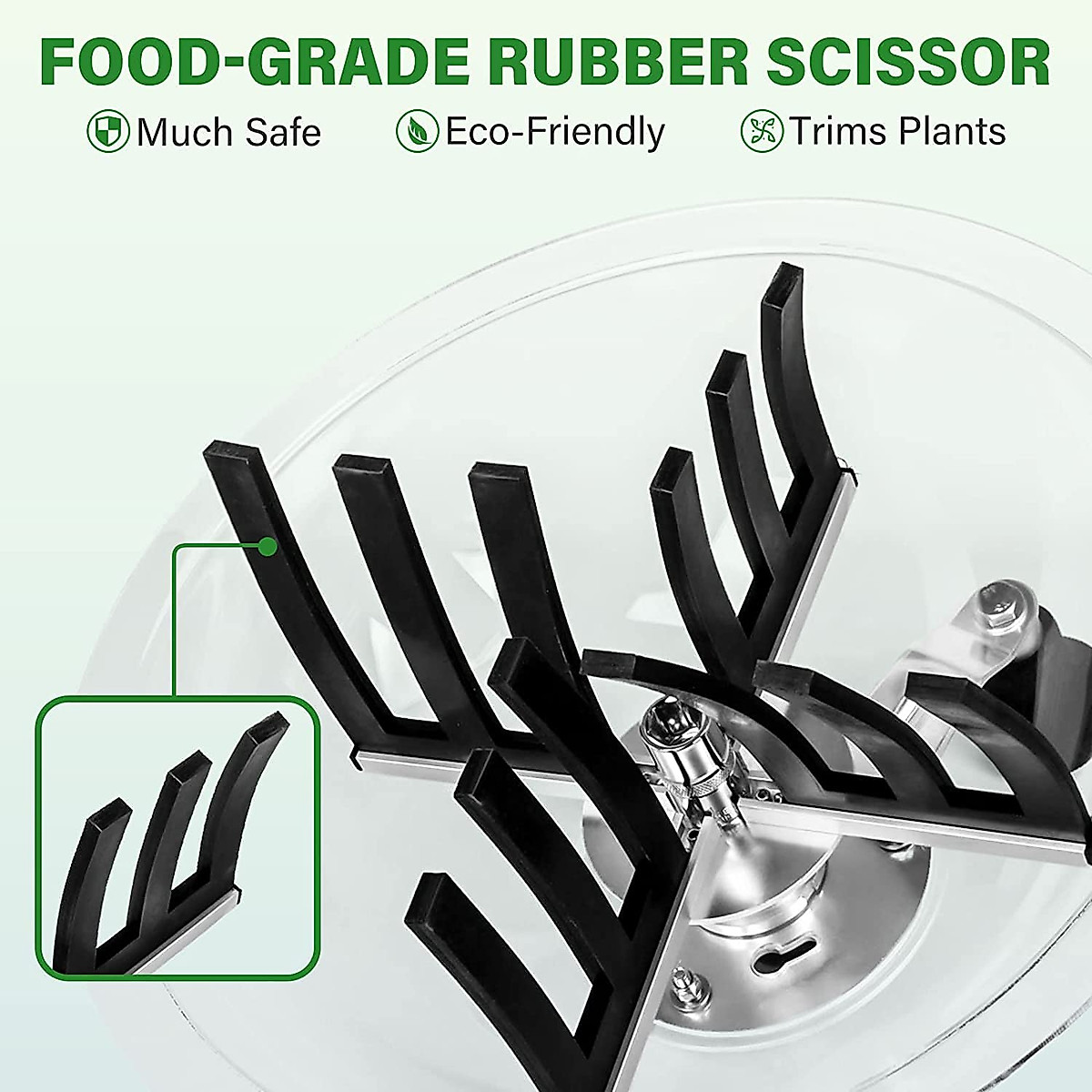 iPower 13 inch Leaf Bowl Trimmer Machine Twisted Spin Cut, 5-Gallon 5-Pack Bubble Bags Herbal Hash Filter with 25-Micron Press Screen and Scissors Included for Plant Bud and Flower