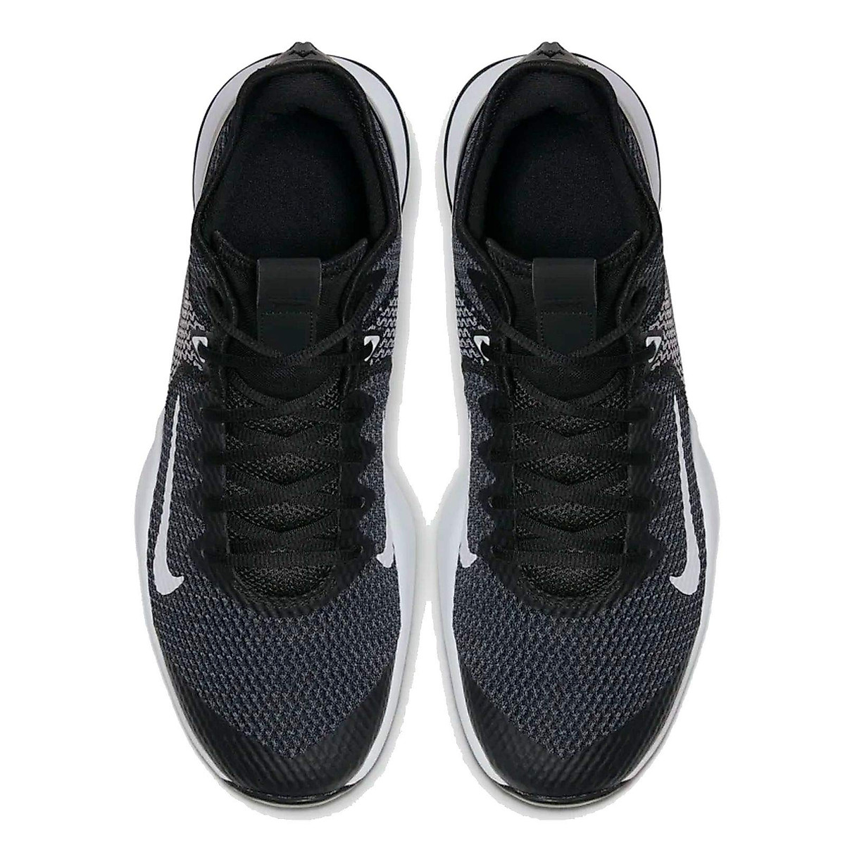 Nike Men's Basketball Shoes, Multicoloured Black White Iron Grey Pure Platinum 001, 9.5 UK