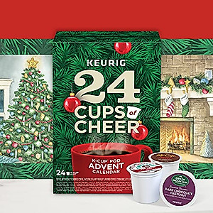 Keurig Advent Calendar Variety Pack, Single Serve K-Cup Pods, 24 Count
